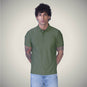 Shop Hidden Button Polo T-Shirt – Small Checks, Smart Look